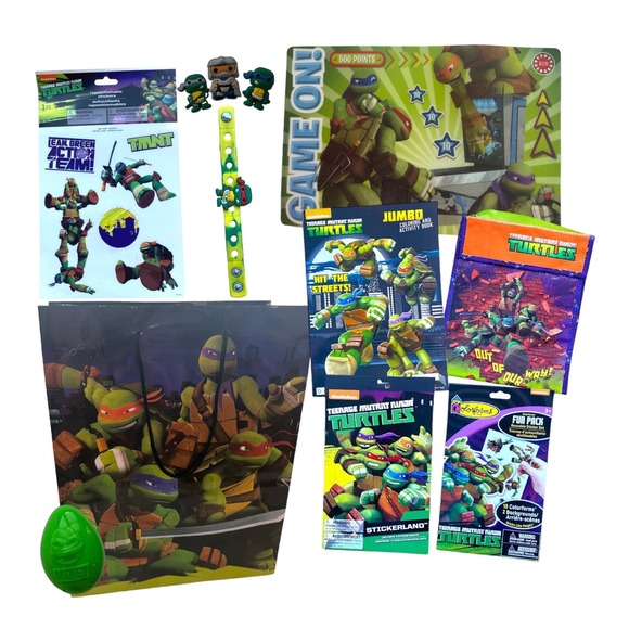 Handmade | Toys | Teenage Mutant Ninja Turtles Easter Basket Tmnt Lunch ...
